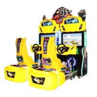 China EU Plug Multi Game Simulator Car Racing Two Player Coin Operated Machine for All Ages for sale