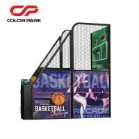 China Indoor 2 Player Coin Operated Street Basketball Arcade Game Machine 200W for sale