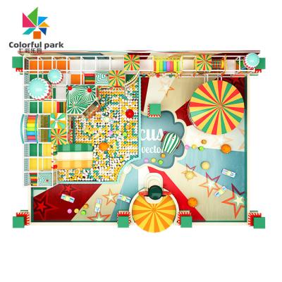 China Customized Children Soft Play Playground Indoor Outdoor Fun 2600x3000x2700mm CE for sale