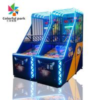 China Indoor Coin Operated Folding Basketball Arcade Game Machine 230cm 200W for sale