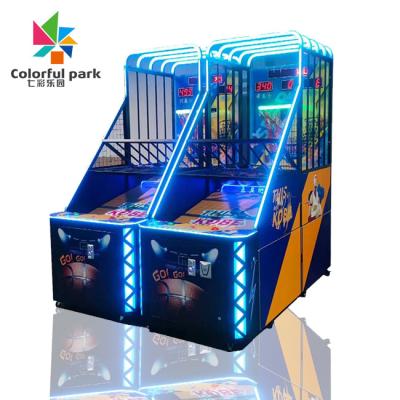China Indoor Coin Operated Folding Basketball Arcade Game Machine 230cm 200W for sale