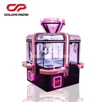 China Colorful 4-Player Mini Claw Crane Pinball Arcade Game 90x80x200cm Coin Operated Gift Machine for sale