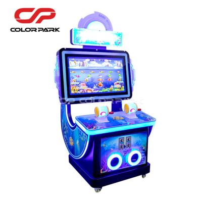 China CE Certified Coin Operated Kiddie Fishing Game Machine 80x90x205cm for Amusement Park for sale