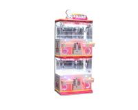 China 4 Player Toy Crane Arcade Game Machine 90x80x200cm Coin Operated Claw Machine for Amusement Center for sale