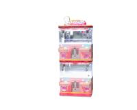 China 4 Player Toy Crane Arcade Game Machine 90x80x200cm Coin Operated Claw Machine for Amusement Center for sale