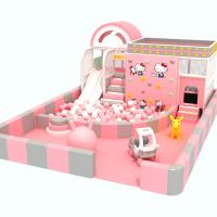 China Customized Kids Naughty Castle Hand Paddle Board Indoor Outdoor Amusement Game Center 2600x3000x2700mm for sale