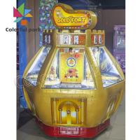 China EU Plug Colorful Park 6 Player Hitting Coin Pusher Arcade Game Machine with CE Certificate for sale