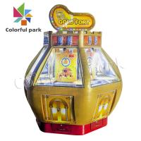 China EU Plug Colorful Park 6 Player Hitting Coin Pusher Arcade Game Machine with CE Certificate for sale