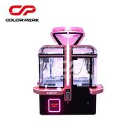 China Coin Operated Mini Claw Crane Machine 80x90x205cm for Amusement Game Center for sale