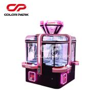 China Coin Operated Mini Claw Crane Machine 80x90x205cm for Amusement Game Center for sale