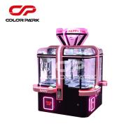 China Coin Operated Mini Claw Crane Machine 80x90x205cm for Amusement Game Center for sale