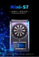 China Indoor Coin Operated Dart Game Machine 125x70x213 CM Electronic Sports Mini Dart Boards for sale