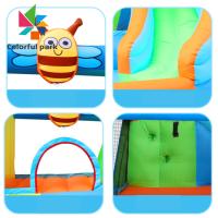 China Commercial Inflatable Bounce House Slide 0.55mm PVC Tarpaulin CE Certified for Amusement Park for sale