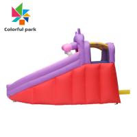 China Commercial Inflatable Water Slide Pool for Park 0.55mm PVC Tarpaulin CE Certified for sale