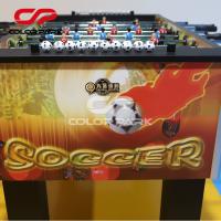 China Wooden Football Soccer Table Game Coin Operated 90x80x200cm CE Certified Amusement Machine for sale