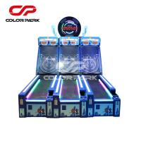 China Crazy Skeeball Professional Coin Operated Arcade Game Machine 3 Player 280kg for sale