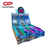 China Crazy Skeeball Professional Coin Operated Arcade Game Machine 3 Player 280kg for sale