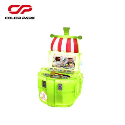 China Colorful Park Arcade Frog Game Machine with LED Lighting 70x125x213cm for Amusement Parks for sale