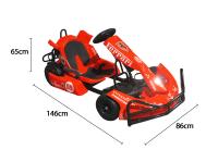 China Coin Operated Go Kart for Adults and Kids 48V Arcade Racing Game Machine 90x80x205cm for sale