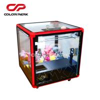 China CE Certificate Home Claw Crane Machine Arcade Game Machine Coin Operated Cube Type for sale