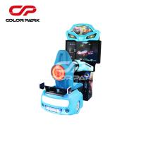 China 42 Inch LED Driving Simulator Car Racing Game Machine 90x80x200cm CE for sale