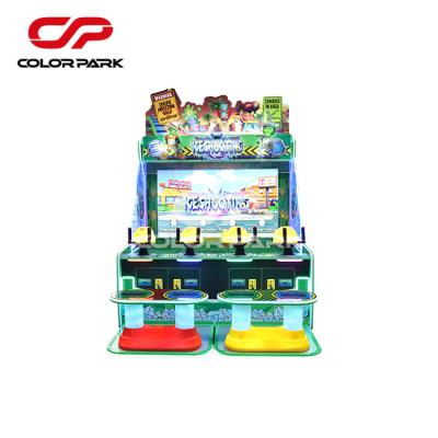 China CE Certified 4 Player Water Shooting Arcade Game Colorful Park Water Play Equipment 90x80x200cm for sale