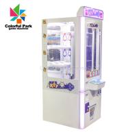 China Coin Operated Toy Crane Claw Machine 80x90x205cm Arcade Gift Machine with LED Lighting for sale