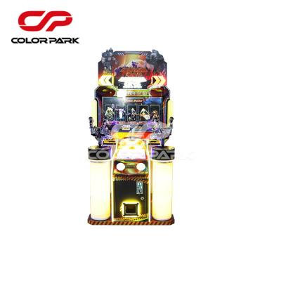 China Customized 2 Player Shooting Game Machine Coin Operated Arcade for Game Center 90x80x200cm for sale