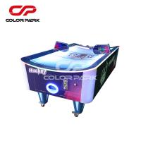 China Colorful 2 in 1 Air Hockey and Pool Table Coin Operated Game Machine 90x80x200cm for sale