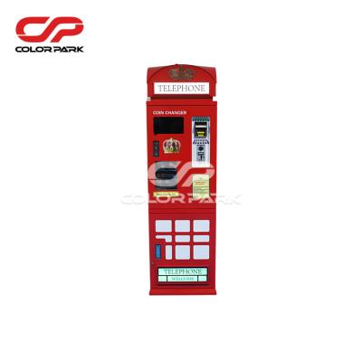 China British Style Coin Vending Machine for Colorful Park Automatic Bill Exchange Machine for sale
