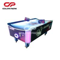China Colorful 2 in 1 Air Hockey and Pool Table Coin Operated Game Machine 90x80x200cm for sale