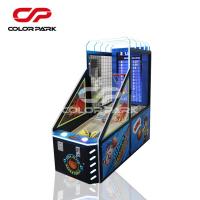 China Colorful Park Coin Operated Claw Crane Machine 90x80x200cm with LED Lighting CE Certified for sale