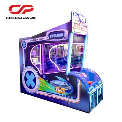 China Coin Operated Frisbee Machine Arcade Game 90x80x200cm CE Certified for Game Center for sale