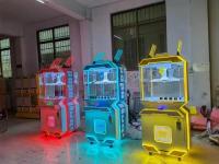China Coin Operated Space Bunny Claw Prize Game Machine 167cm with LED Lighting and CE Certification for sale