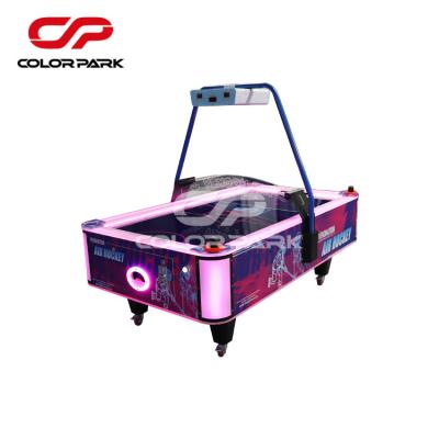 China Colorful Park LED Air Hockey Table 70x125x213cm for Amusement Game Center for sale