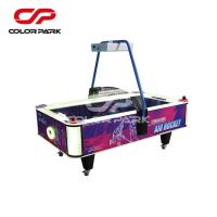 China Colorful Park LED Air Hockey Table 70x125x213cm for Amusement Game Center for sale