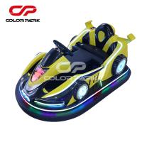 China Colorful Park Kids Electric Bumper Car 2740mm Rotating Drift Ride with LED Lights and Music for sale