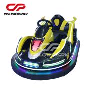 China Colorful Park Kids Electric Bumper Car 2740mm Rotating Drift Ride with LED Lights and Music for sale