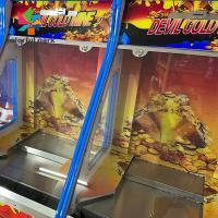 China CE Certificate Single Player Arcade Coin Pusher Game Machine for Coins Drop Bonus Hole for sale