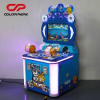 China Colorful Park Coin Operated Arcade Claw Crane Machine 90x80x200cm CE Certified for sale