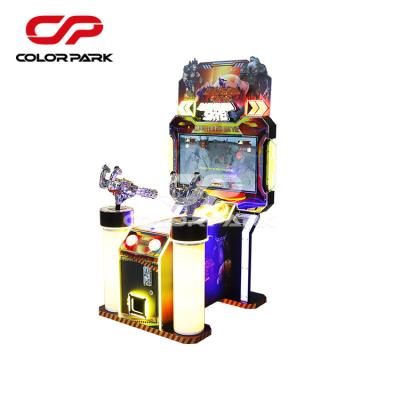 China Colorful Park Coin Operated Claw Crane Machine 80x90x205cm with CE SGS Certification for sale