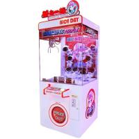 China CE Certified Colorful Park Gift Vending Claw Crane Machine 70x125x213cm Coin Operated for sale