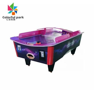 China CE Certified Kids Coin Pusher Game Machine Ice Coin Operated Air Hockey Table 150KG for sale