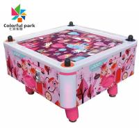 China CE Certified Kids Coin Pusher Game Machine Ice Coin Operated Air Hockey Table 150KG for sale