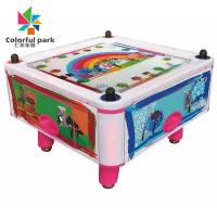 China CE Certified Kids Coin Pusher Game Machine Ice Coin Operated Air Hockey Table 150KG for sale