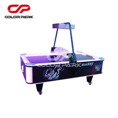 China EU Plug Colorful Air Hockey Table 70x125x213cm Coin-Operated Arcade Multi-Game for sale