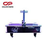 China EU Plug Colorful Air Hockey Table 70x125x213cm Coin-Operated Arcade Multi-Game for sale