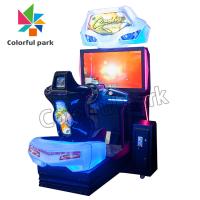 China Coin Operated Video Car Racing Game Machine 48V LED Arcade for Amusement Center for sale