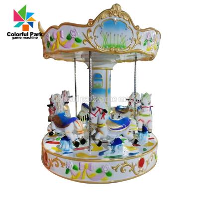 China CE Certificate 6 Player Amusement Park Machine Game For Kid Simulator Turn Horse Game for sale