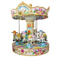 China CE Certificate 6 Player Amusement Park Machine Game For Kid Simulator Turn Horse Game for sale